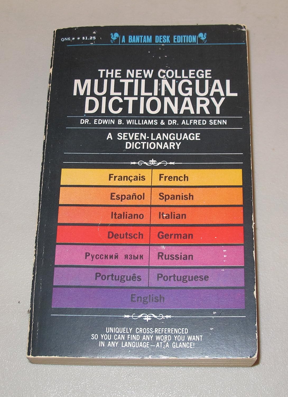 The New College Multilingual Dictionary - A Seven-Language Dictionary ...