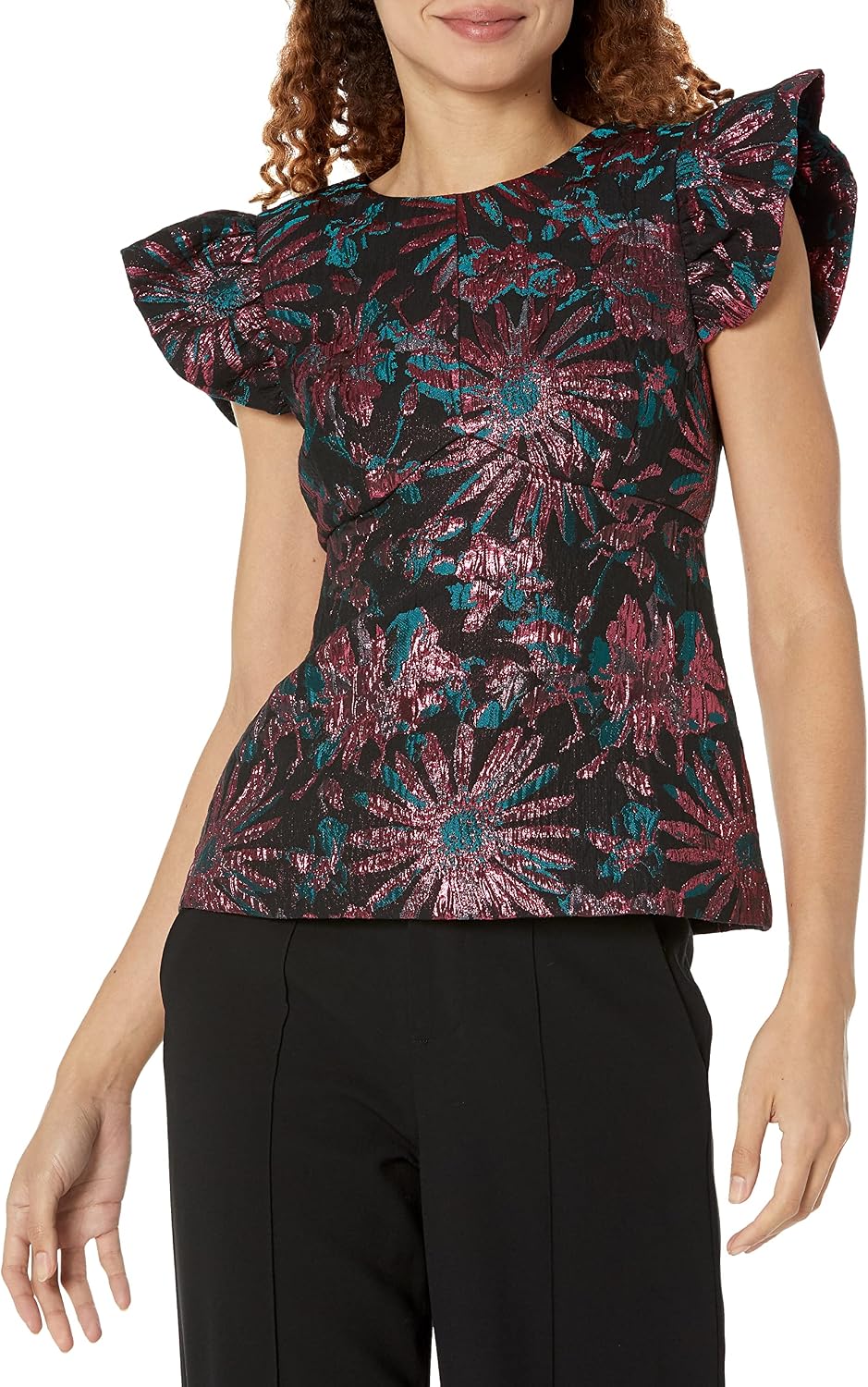 Trina Turk Davis Top, Borealis Blue Multi, 12 at Amazon Women’s ...
