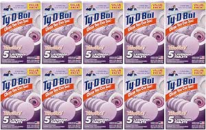 Amazon.com: Ty-D-Bol Lavender Tablets Value 5 Pack, Cleans and ...