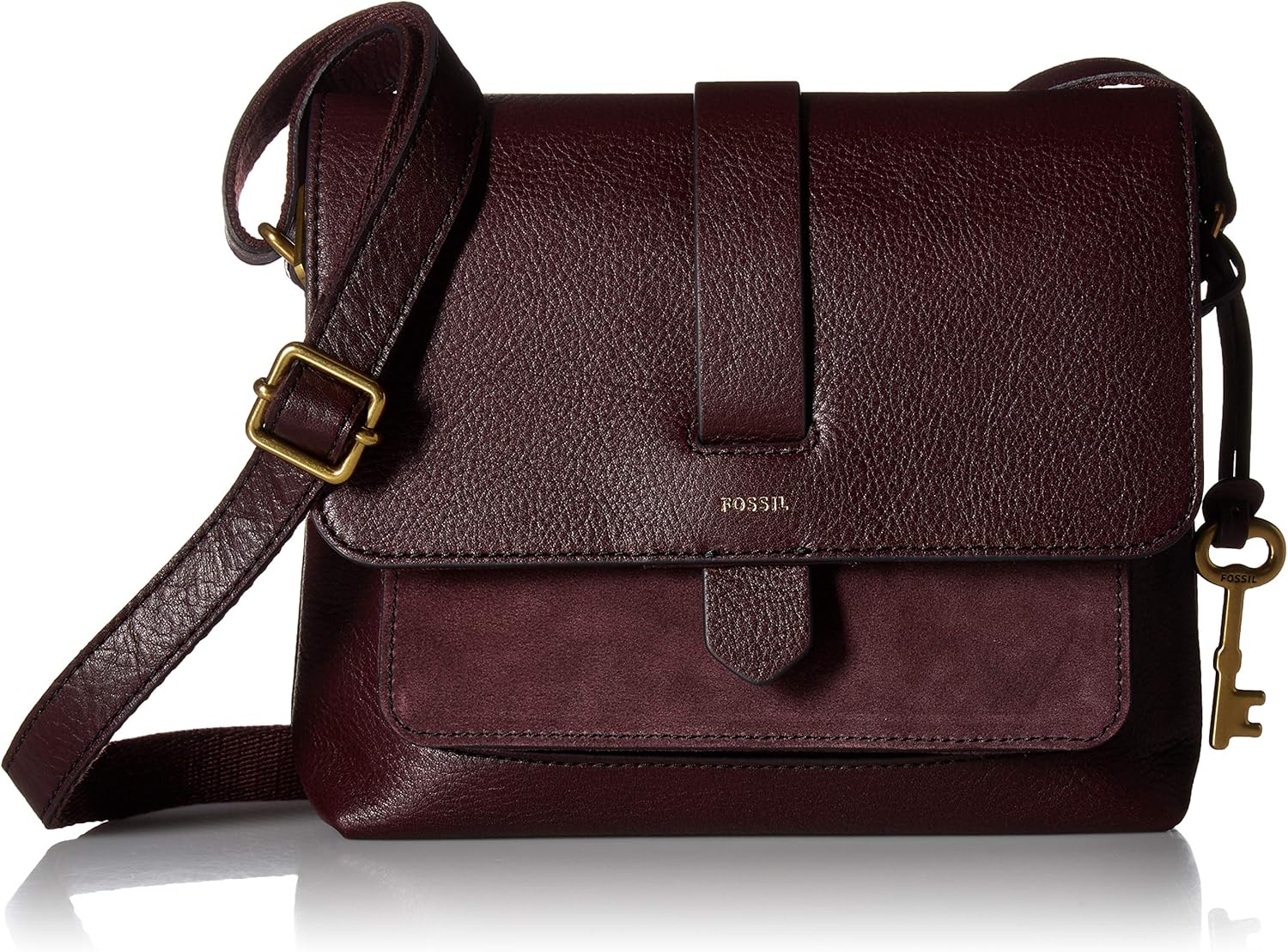 Fossil womens Kinley Small Crossbody Fig, fig, One Size: Handbags ...
