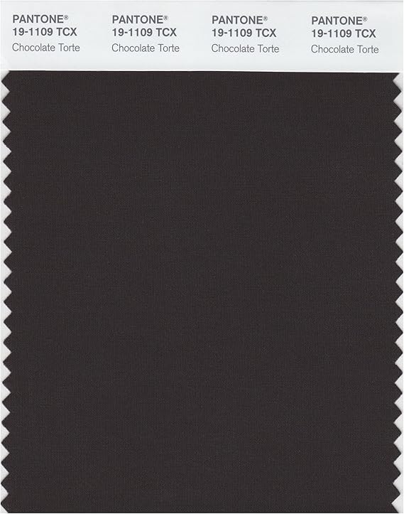 Amazon.com: Pantone 19-1109 TCX Smart Color Swatch Card, Chocolate ...
