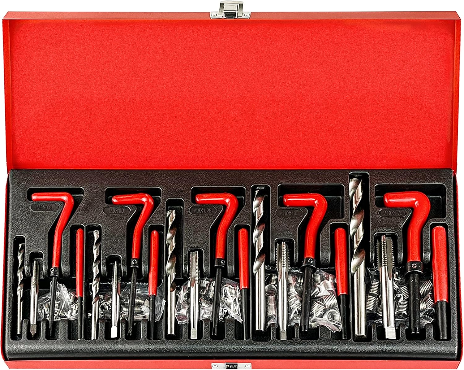 Amazon.com: wesleydrill 131PCS Helicoil Metric Thread Repair Tool Kit ...