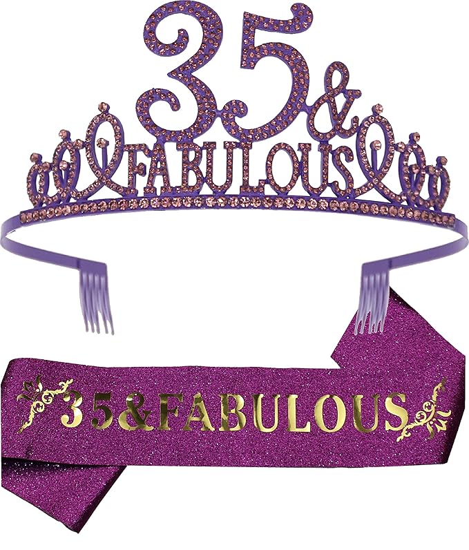 35th Birthday Gifts For Women 35th Birthday Tiara And Sash Purple 35th Birthday Decorations 35th-birthday-gifts-for-women-35th-birthday-tiara-and-sash-purple-35th-birthday-decorations