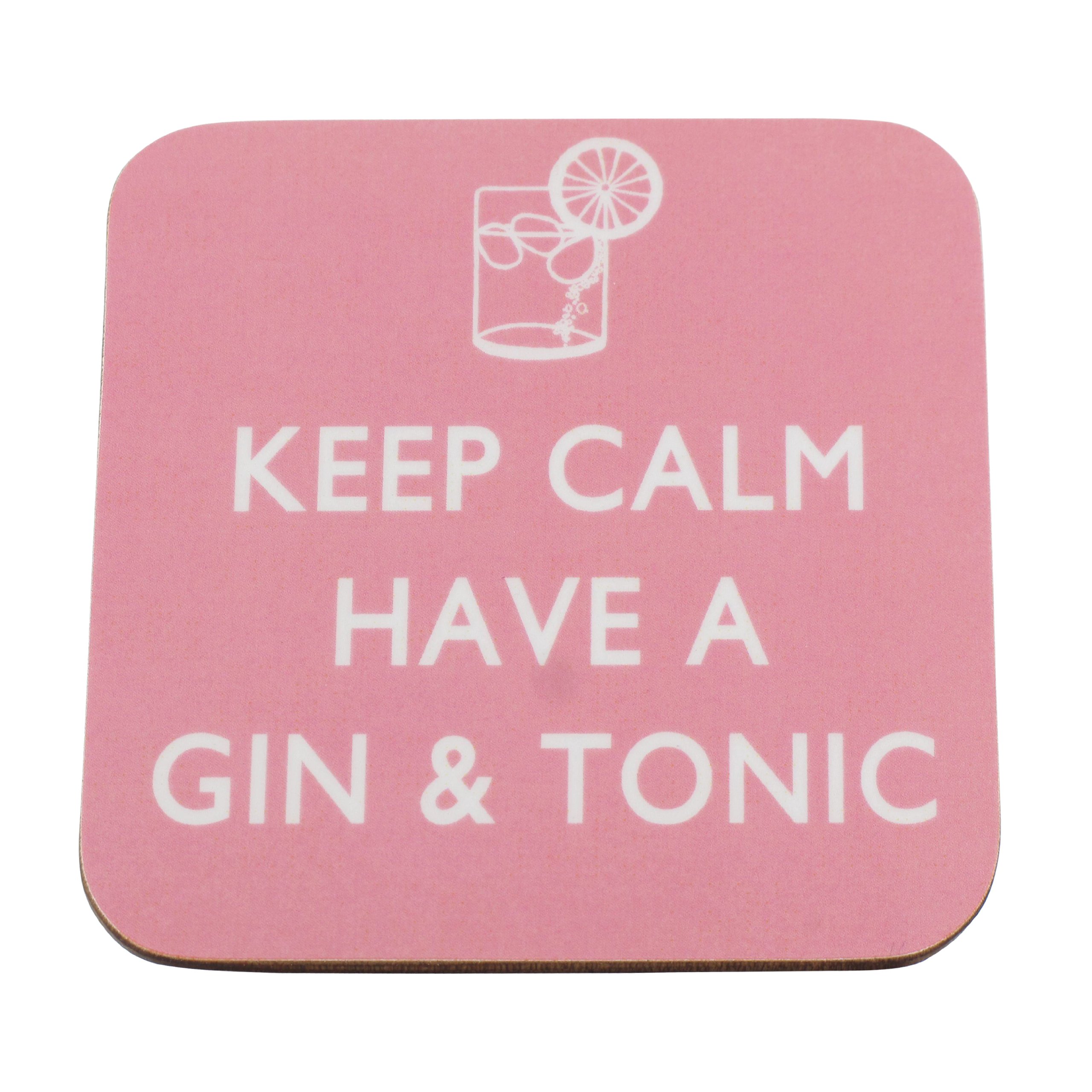 'Keep Calm Have a Gin & Tonic' (Pastel Pink) Keep Calm Style ...
