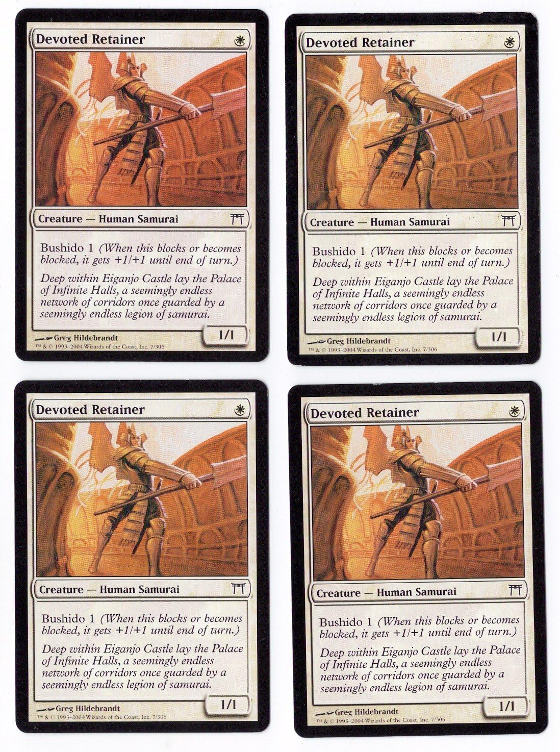 Amazon.com: Devoted Retainer Playset of 4 (Magic the Gathering ...