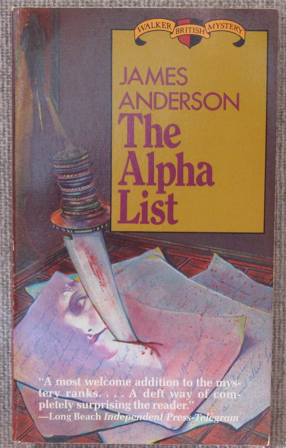 Alpha List: James Anderson: 9780802731296: Amazon.com: Books