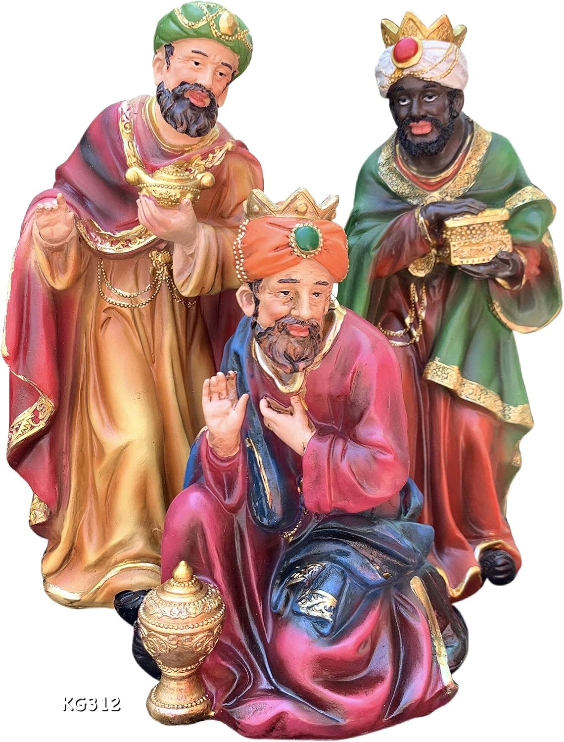 Three Wise Men 3 Kings Tres Reyes Magos Nativity 12" Inch Tall Home ...