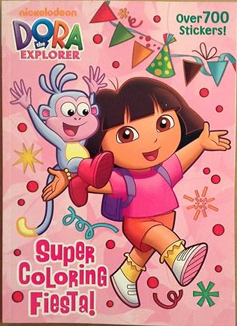 Super Coloring Fiesta! (Dora the Explorer): Golden Books, Golden Books ...