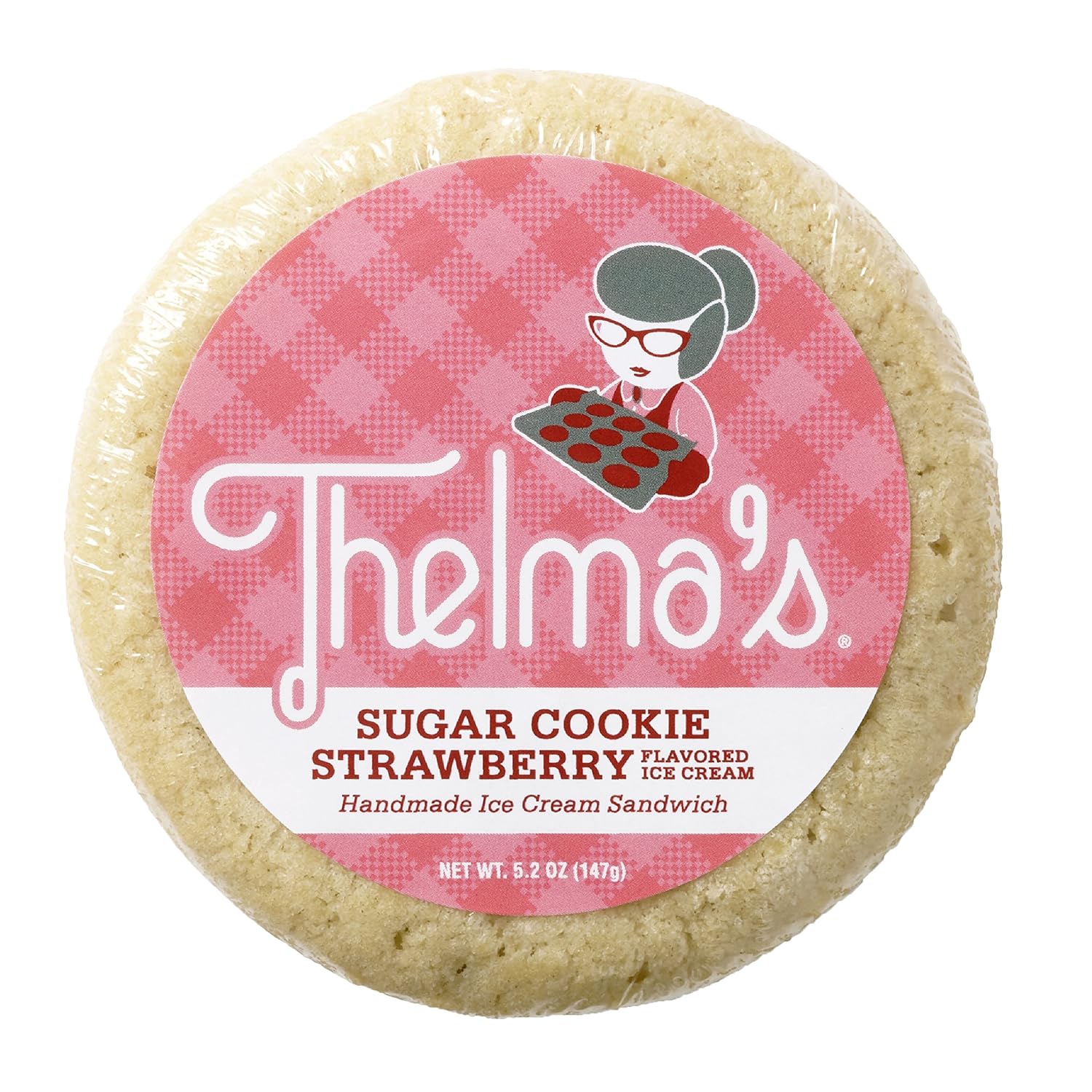 Amazon.com: Thelma's Handmade Ice Cream Sandwiches Creamy Strawberry ...