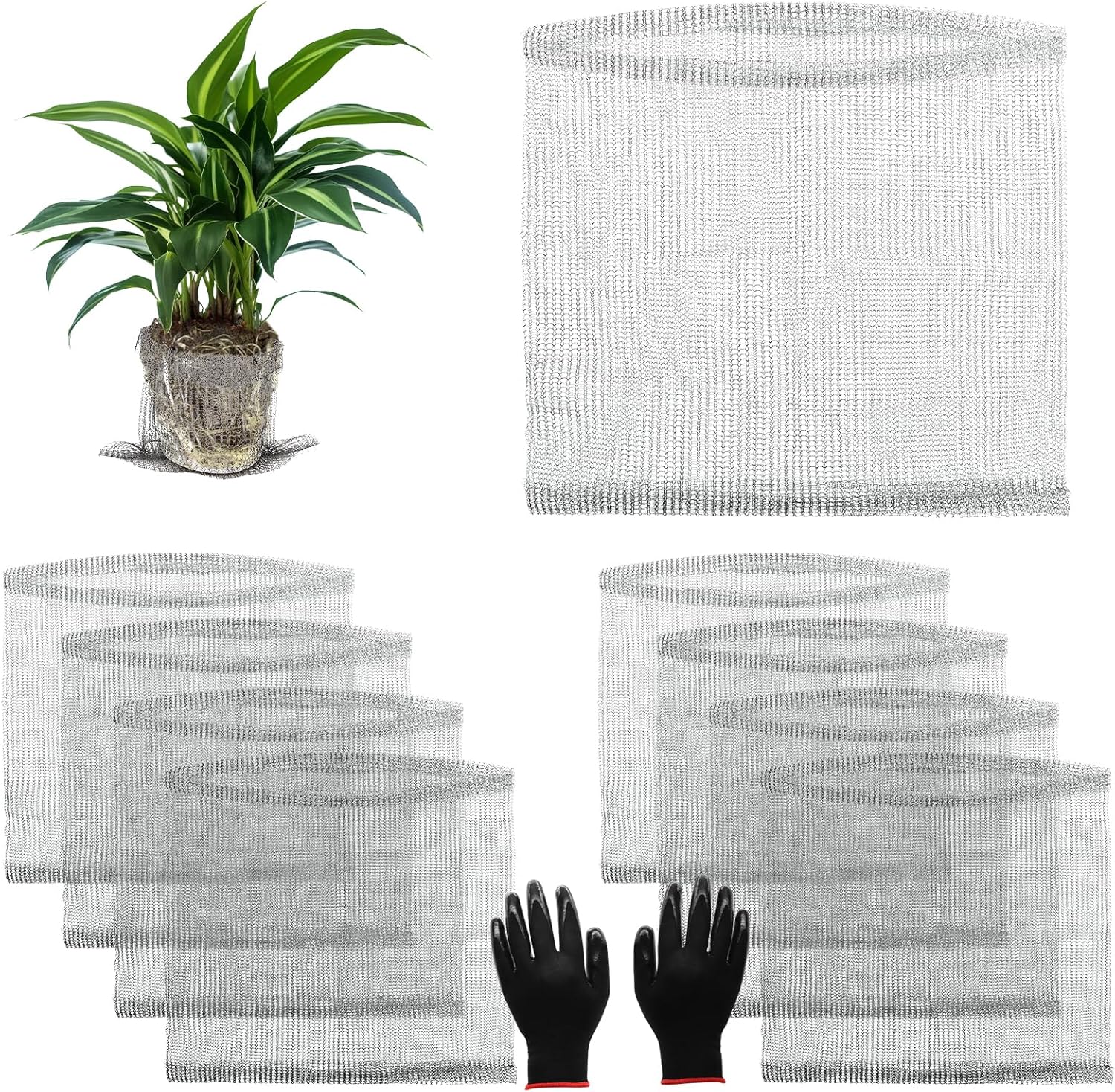 Amazon.com : Froidesente 8 Pcs Root Guard Gopher Proof Stainless Wire ...