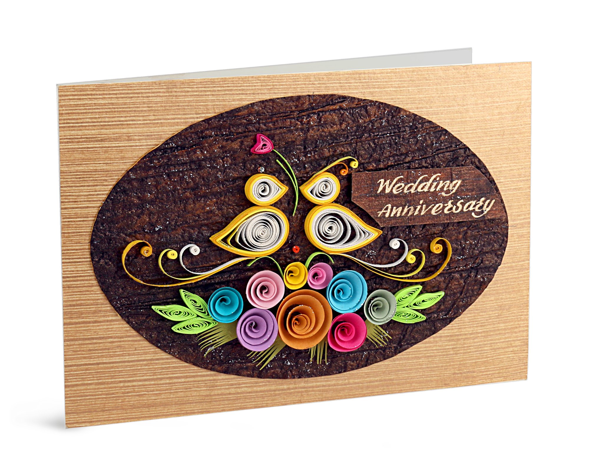 Quilling Cards For Anniversary
