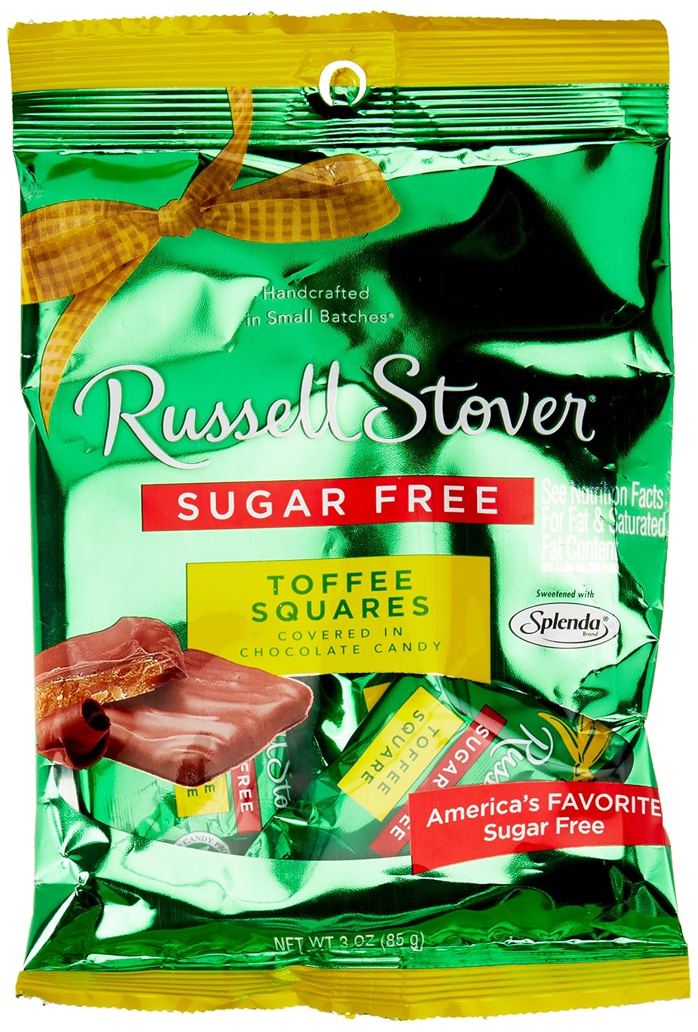 Amazon.com : Russell Stover Sugar Free Toffee Squares, 3 oz : Candy And ...