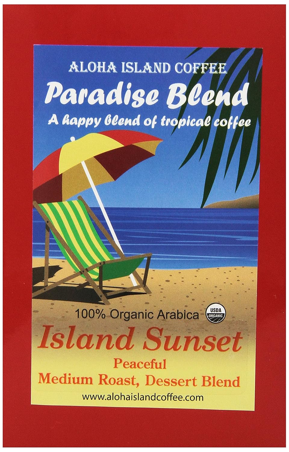 Amazon.com: Aloha Island Coffee Medium Roast Certified Organic Coffee ...