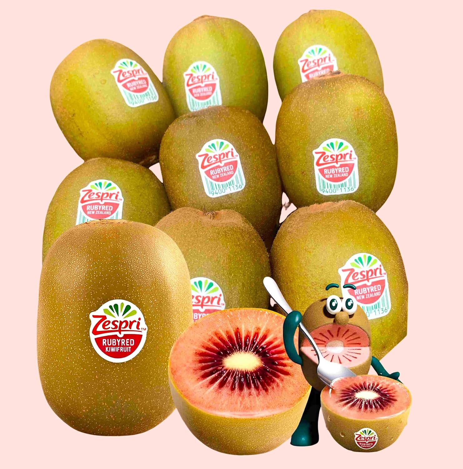 Amazon.co.jp: 【春限定】ルビーレッドキウイ 約1.6kg ニュージーランド産(ゼスプリ) 赤キウイ 紅キウイ Zespri ...