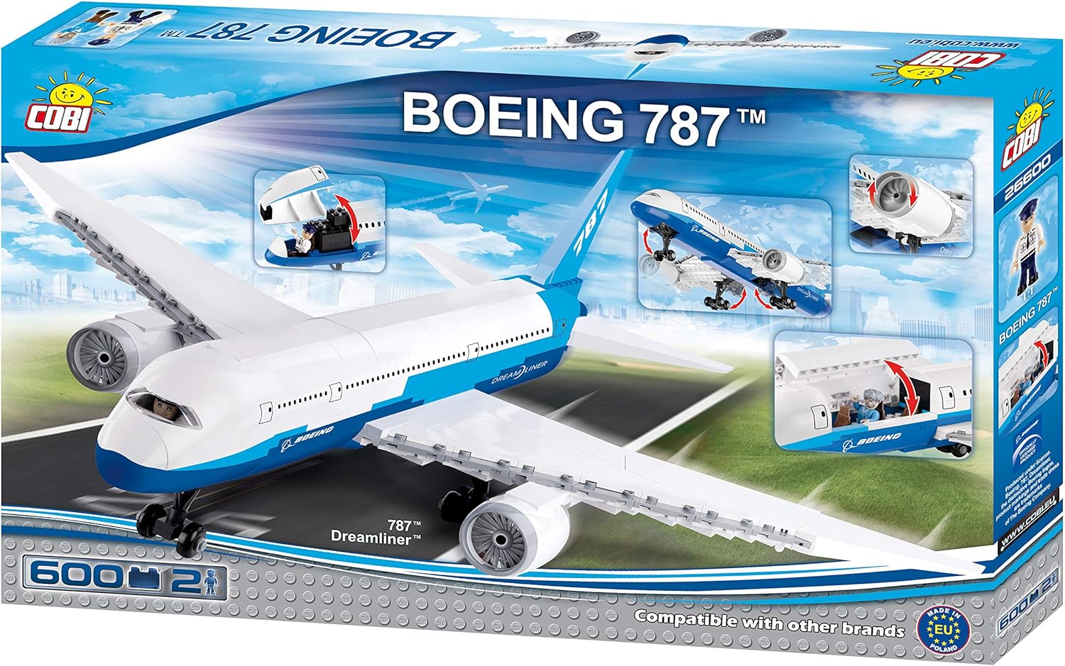 Amazon.com: COBI Boeing 787 Dreamliner : Toys & Games