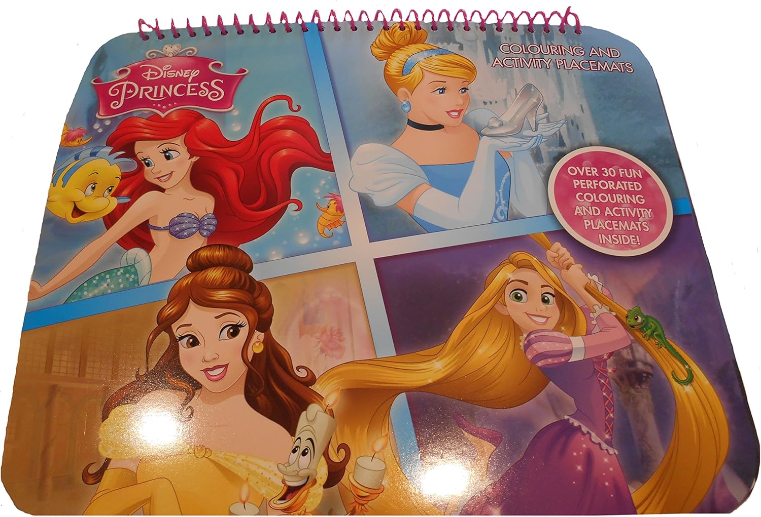Amazon.com: Disney Princess Colouring and Activity Mats, Blue : Toys ...