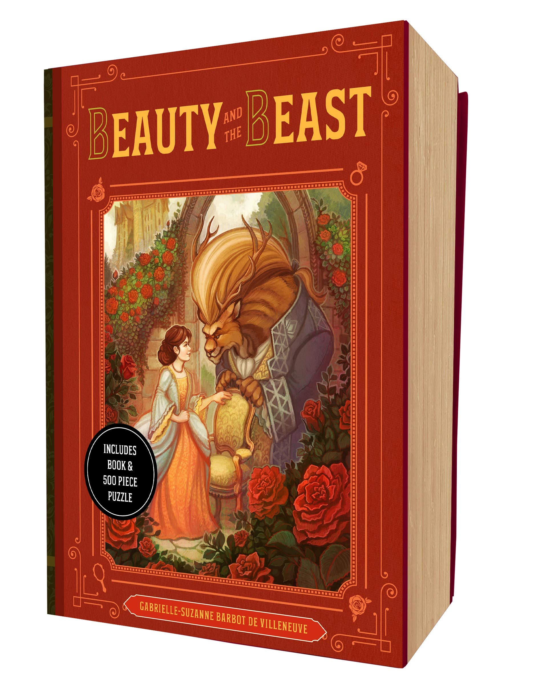 Amazon.com: Beauty and The Beast Book and Puzzle Box Set (Classic Book ...