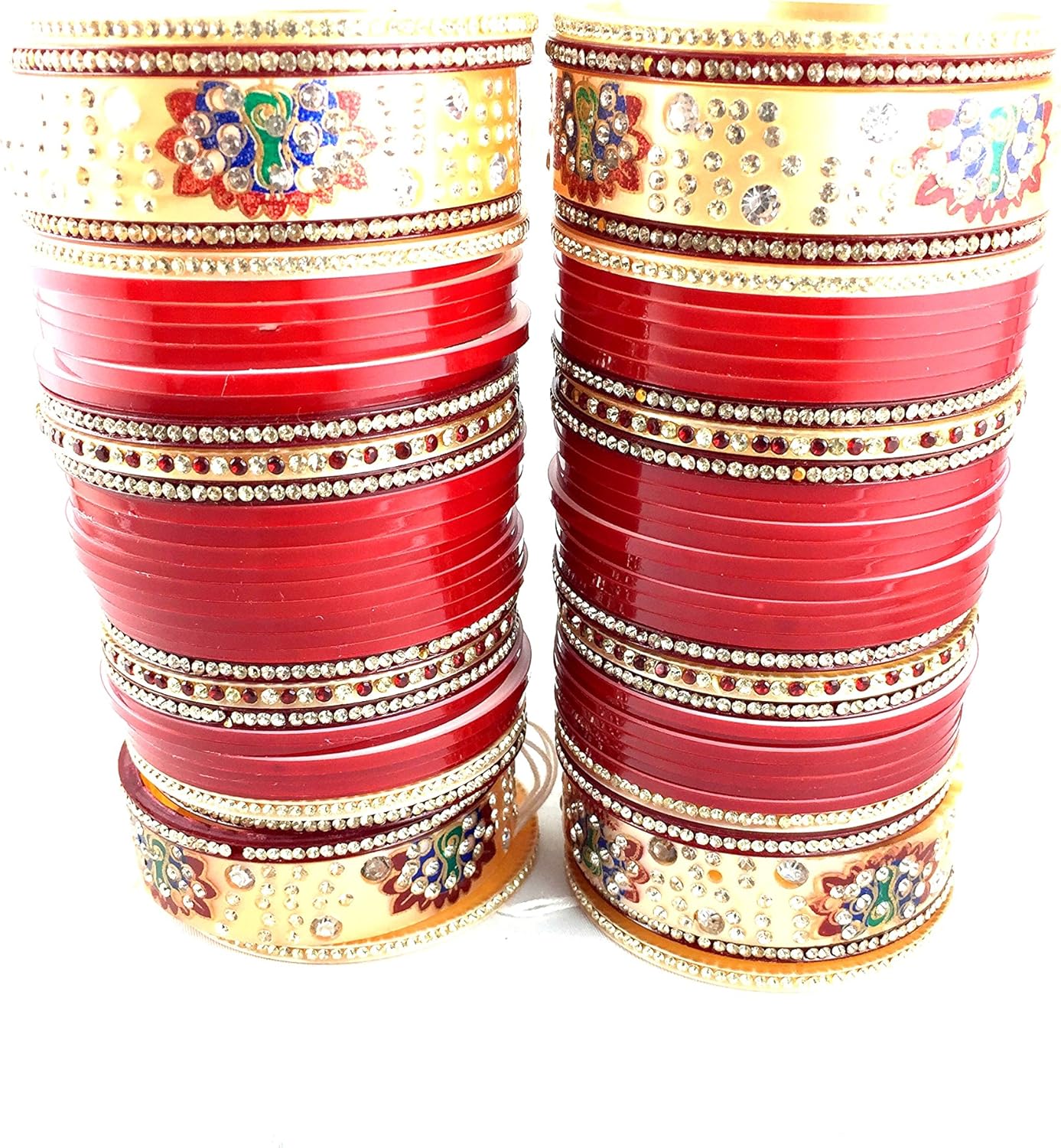 Amazon.com: Hindu/Punjabi/Sikh Suhaag Bridal Suhagan Chura/Chooda for ...