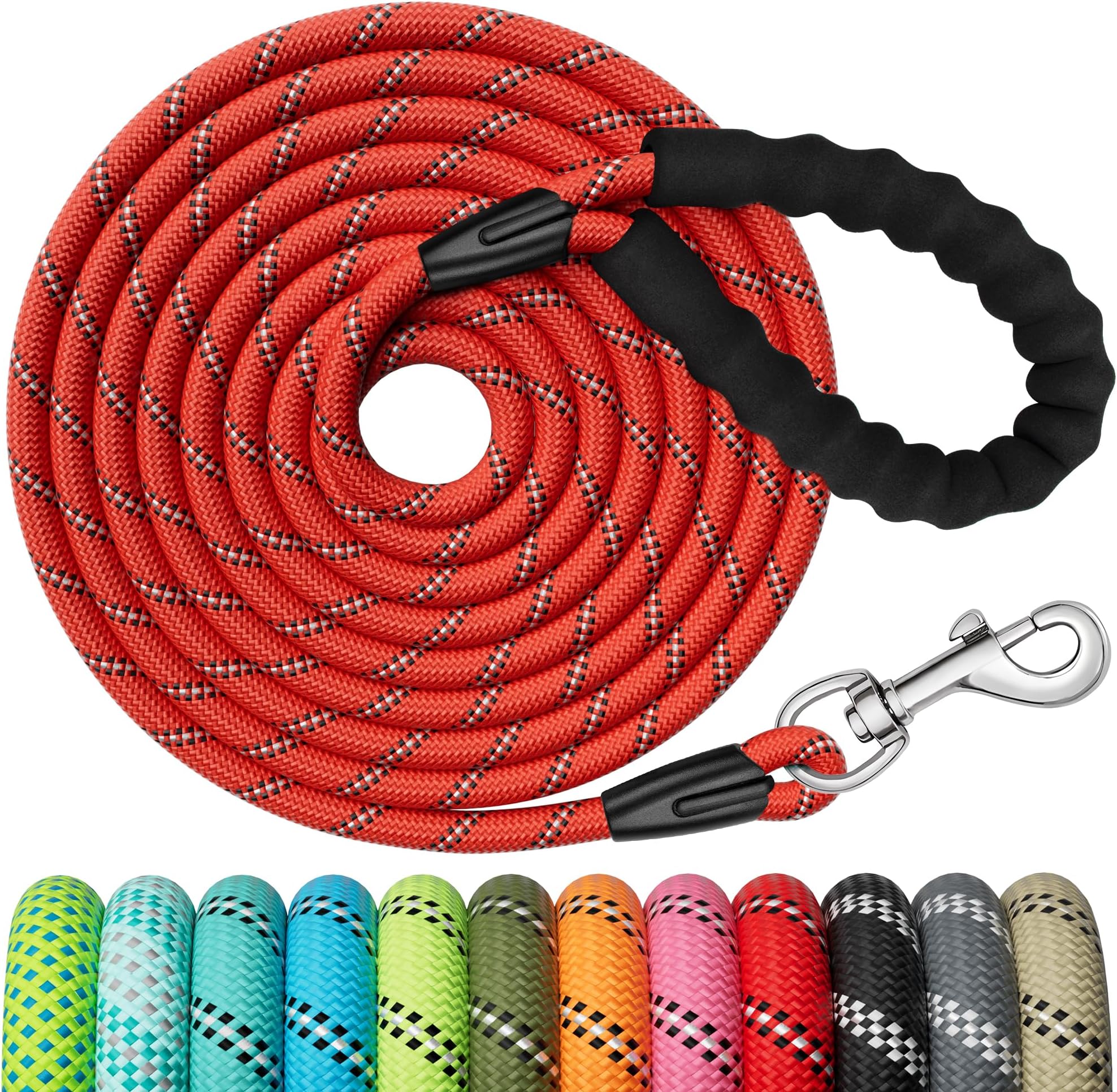 X XBEN Training Leads for Dogs,10M/33FT Strong Rope Long line Dog Lead ...