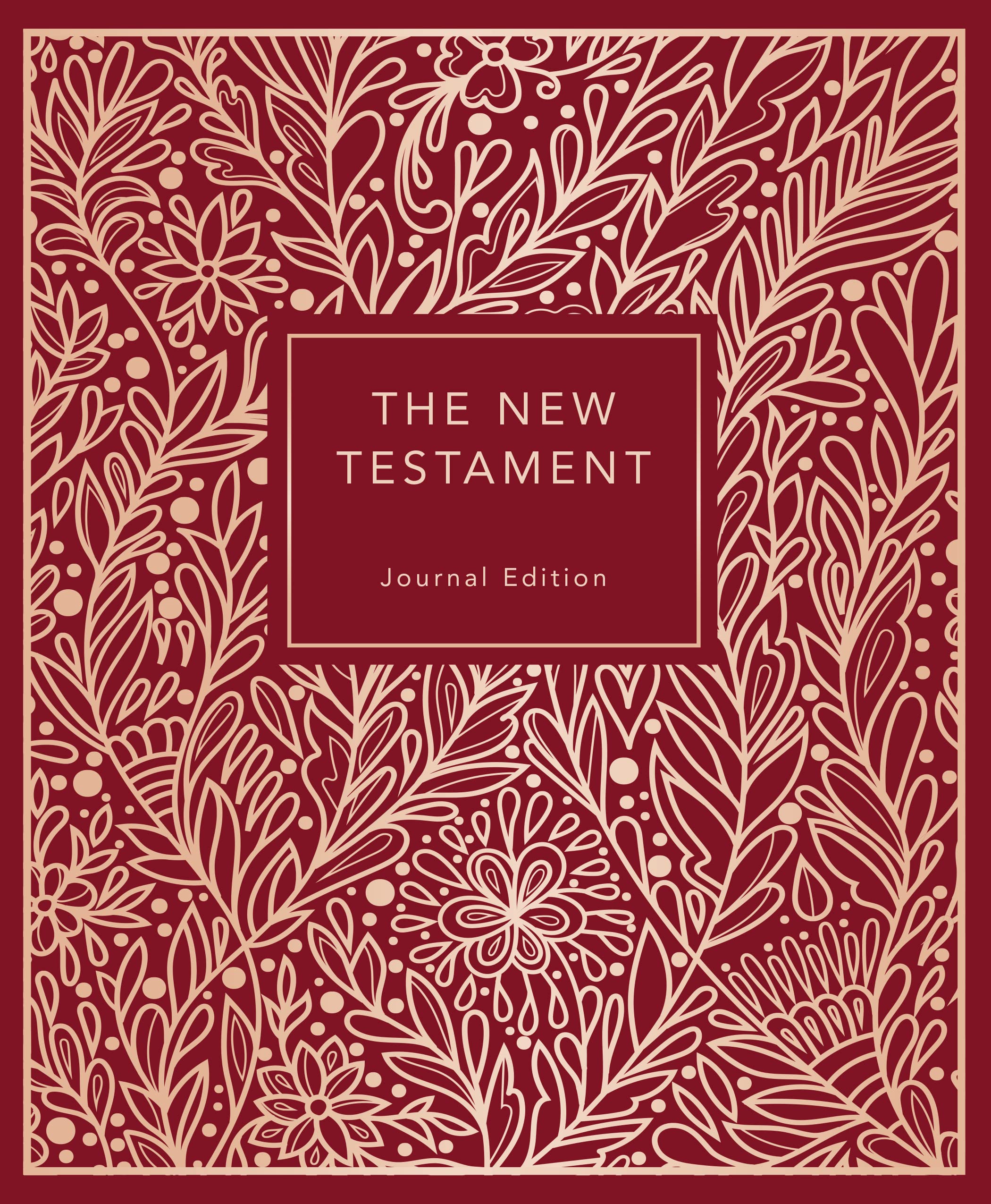 The New Testament, Journal Edition, Christian Journal - Unlined ...