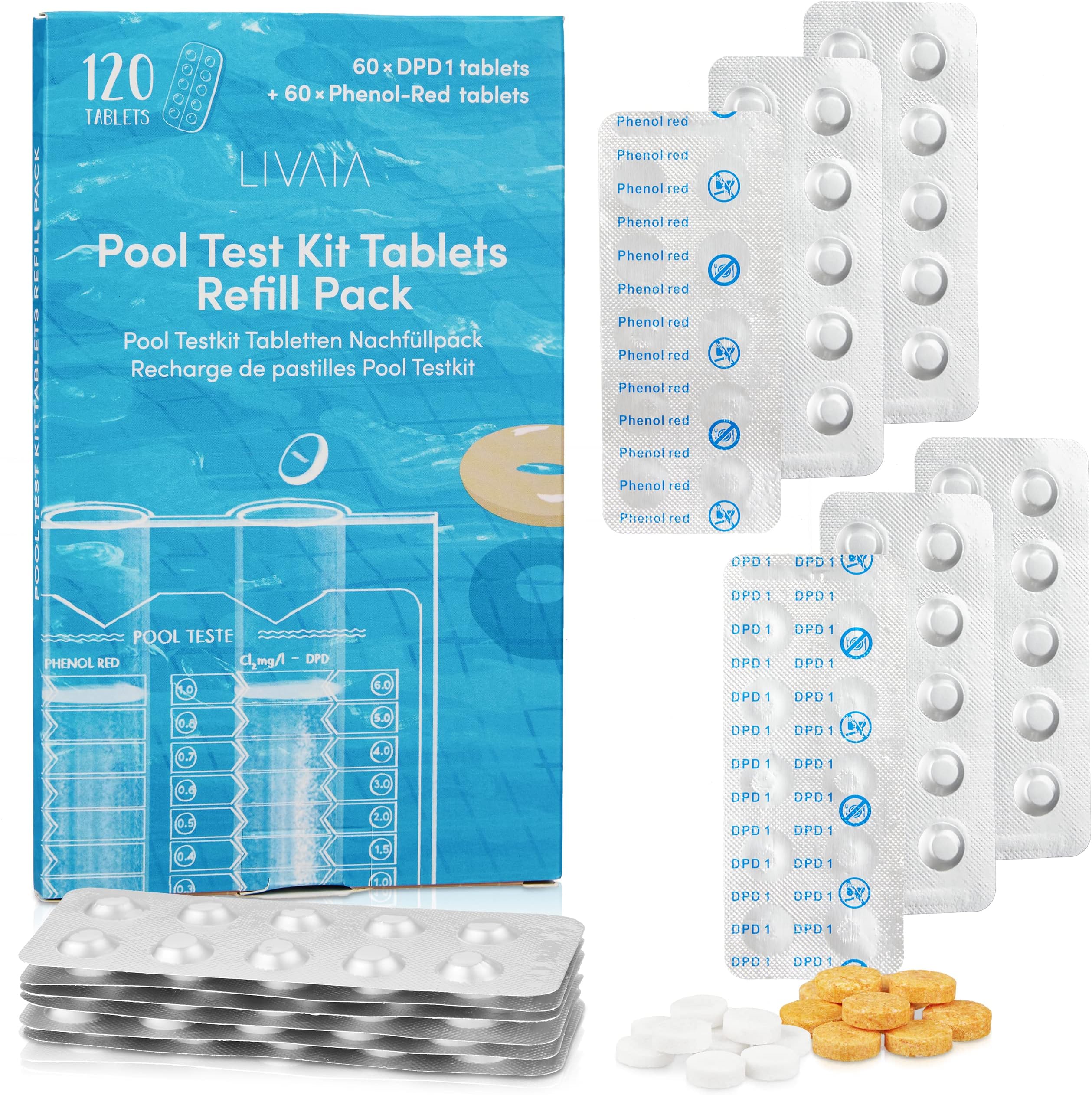 Amazon.com : LaMotte ColorQ Pro 7 TesTabs Pool Water Test Kit Cyanuric ...