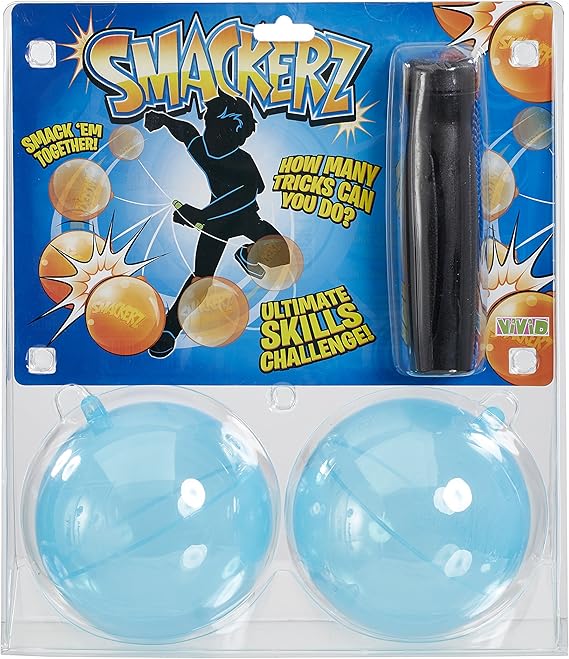 Amazon.com: Hog Wild Smackerz Set - Clackers Toy with Soft Rubber Balls ...
