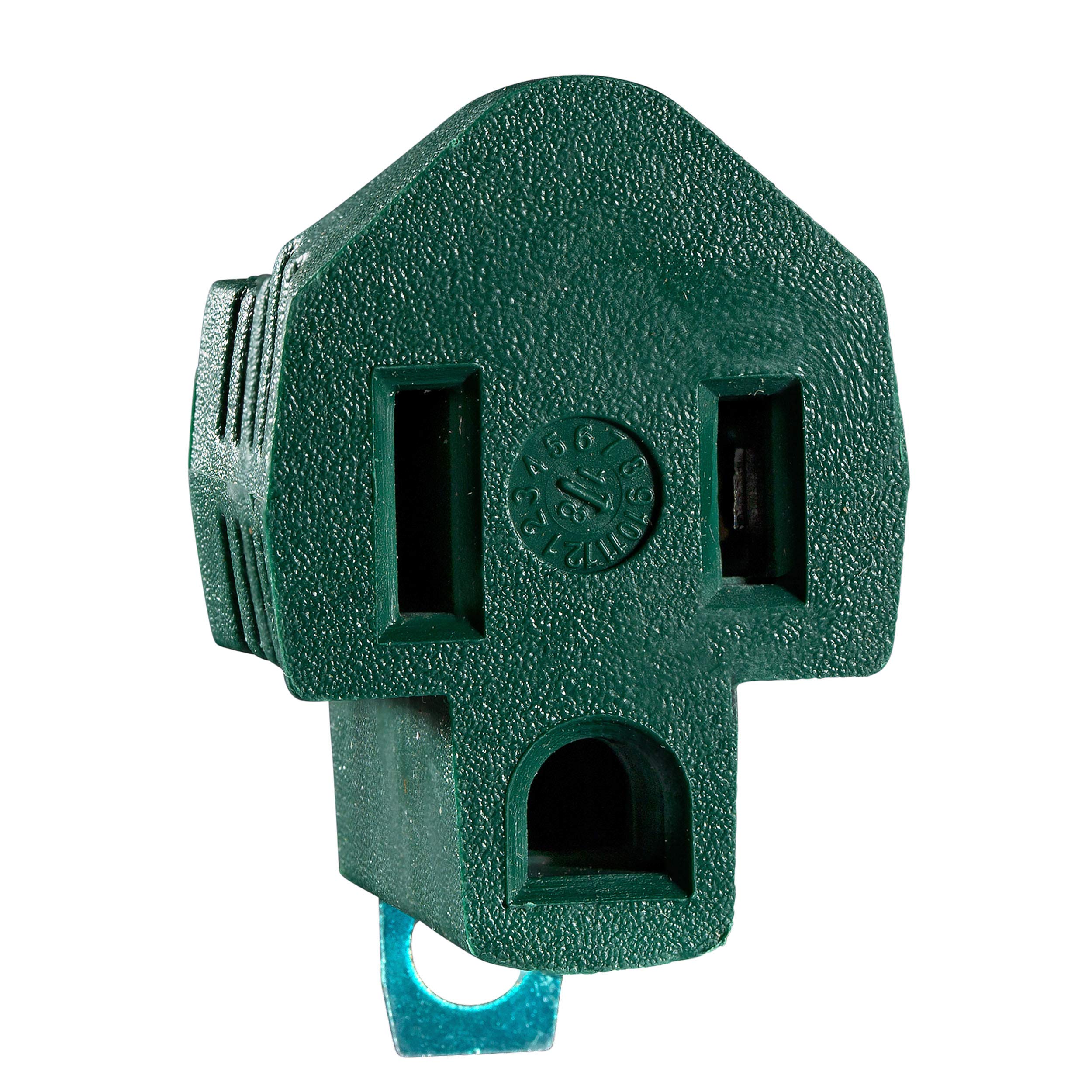 Snapklik.com : 2 Prong To 3 Prong Outlet Adapter, Polarized Grounding ...