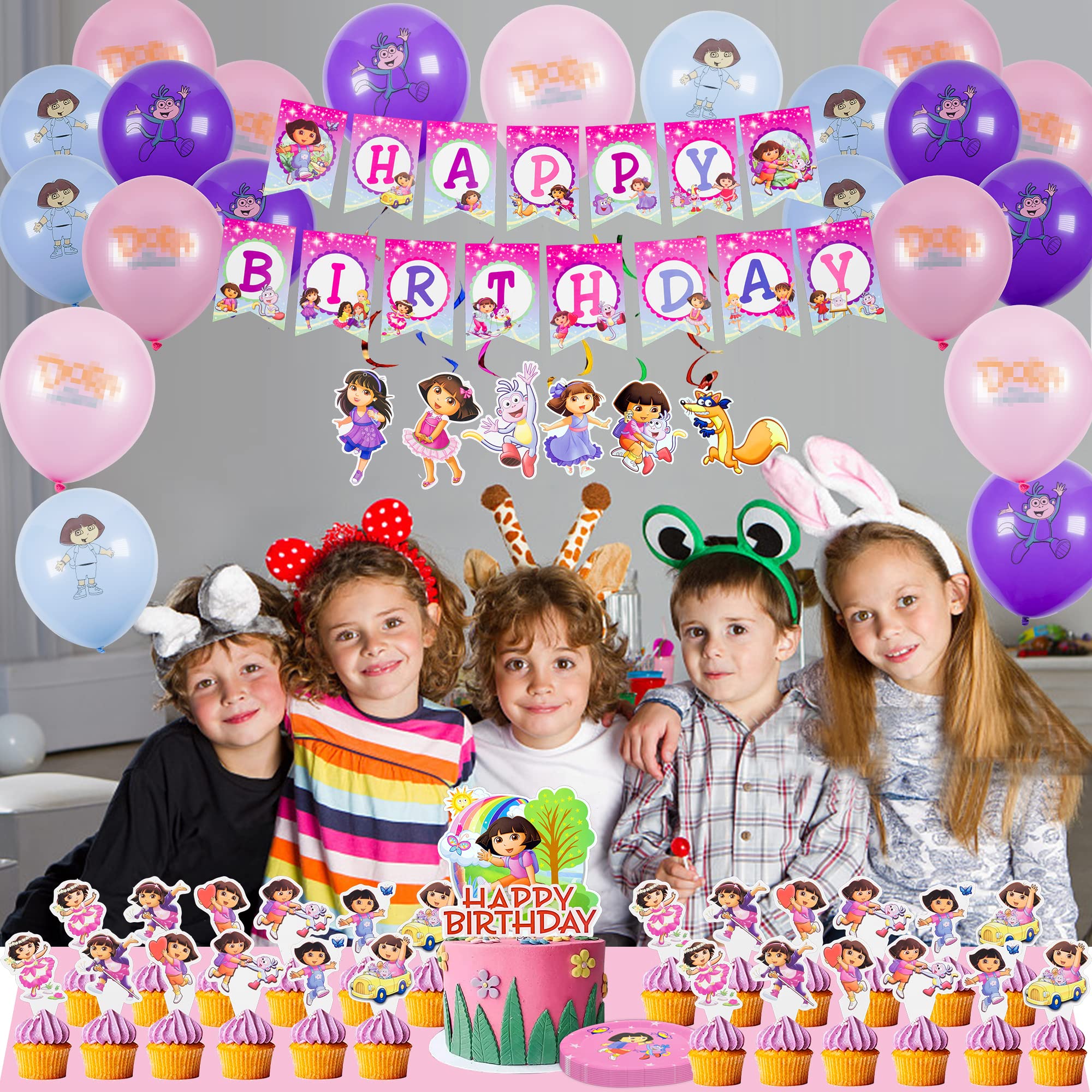 Buy The Explorer Birthday Party Supplies , Cartoon Theme Party ...