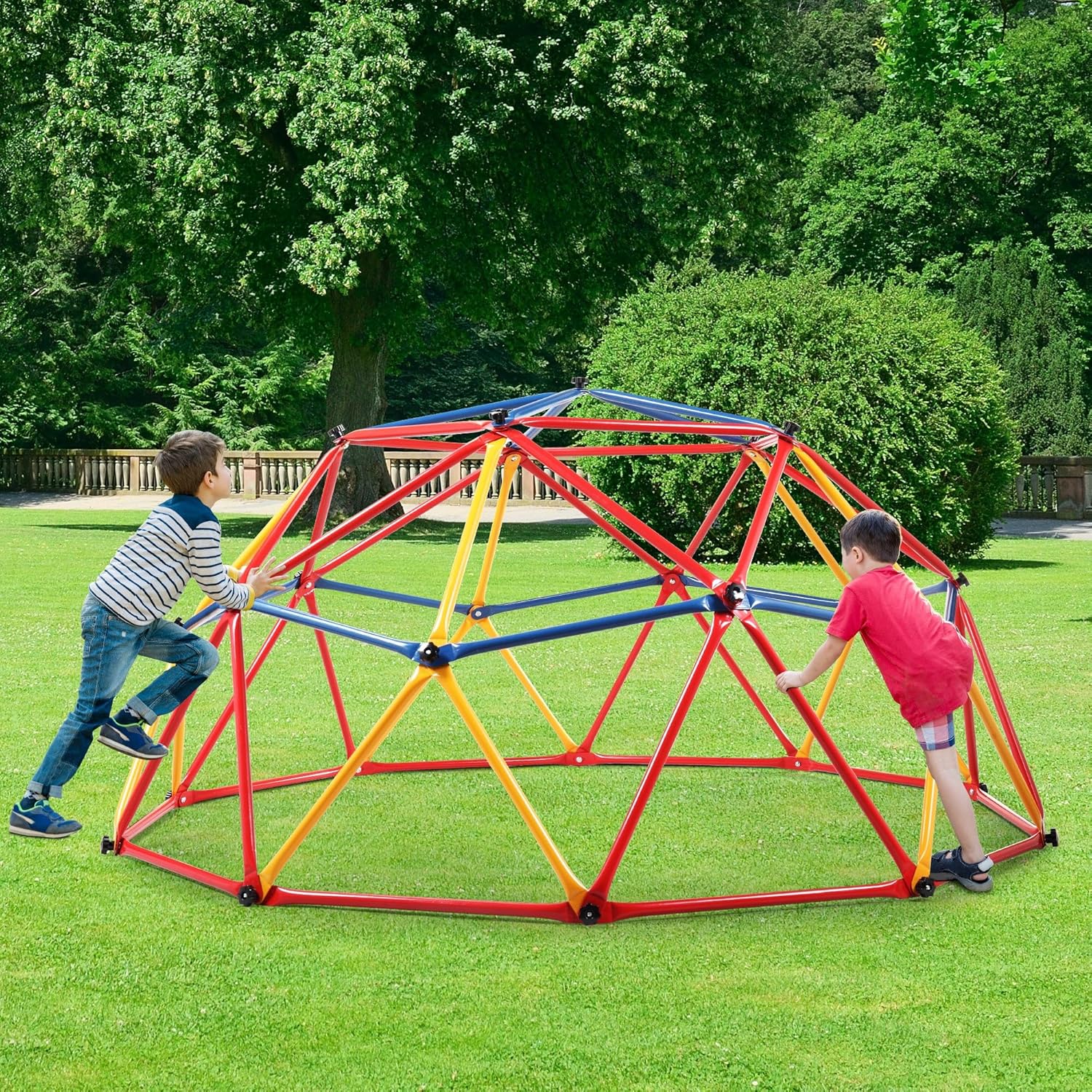 Amazon.com: Children Dome Climber Playground Kids Swing Set Climbing ...