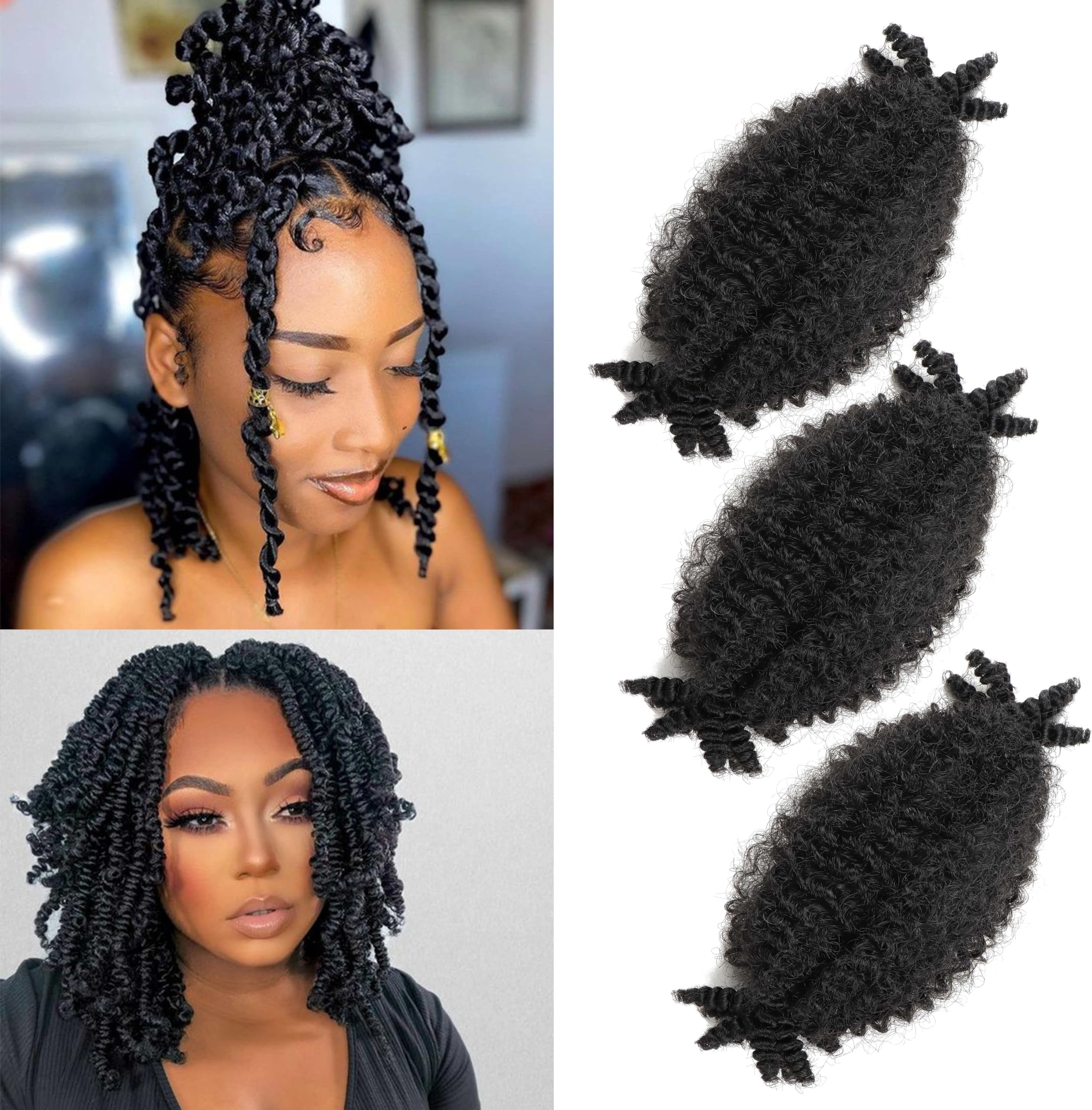Amazon.com : Orientfashion Afro Twist Hair 10-24 Inch 3 Packs, Springy ...