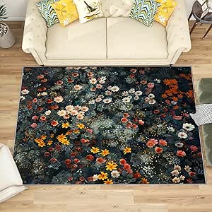 Amazon.com: SherAvant Wildflower Rug for Nursery - 2x3 Rug - Wildflower ...