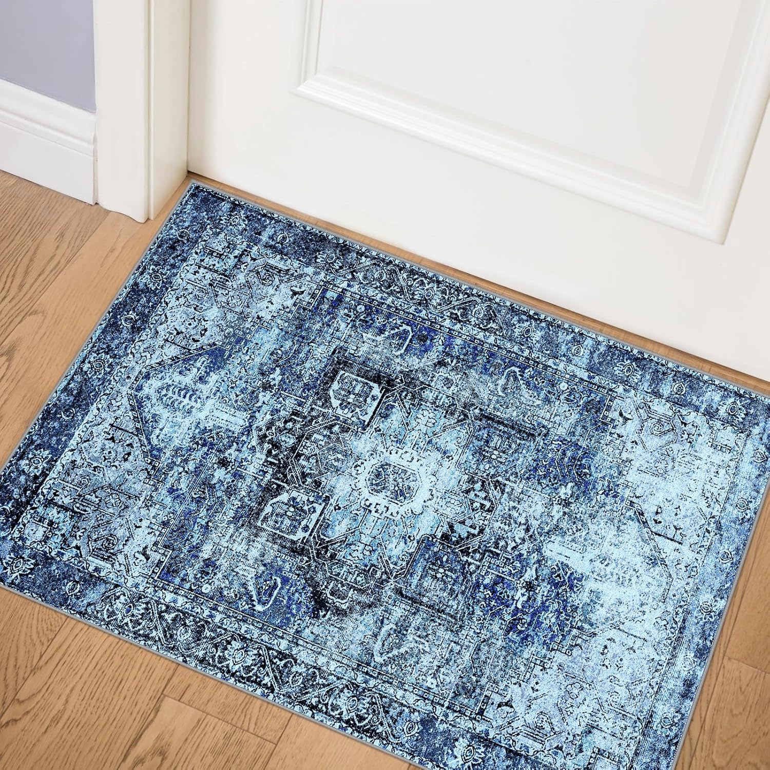 Amazon.com: Worxvell 2x3 Rugs for Entryway - Washable Small Rug Non ...