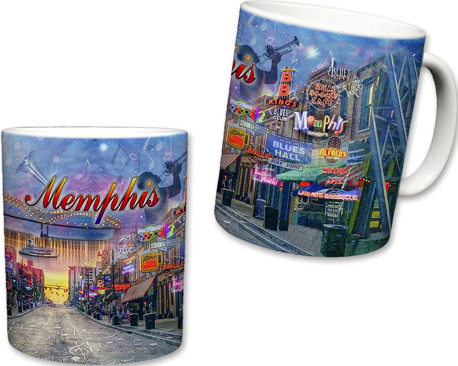 Amazon.com: Sweet Gisele City of Memphis Inspired Mug, Ceramic Coffee ...