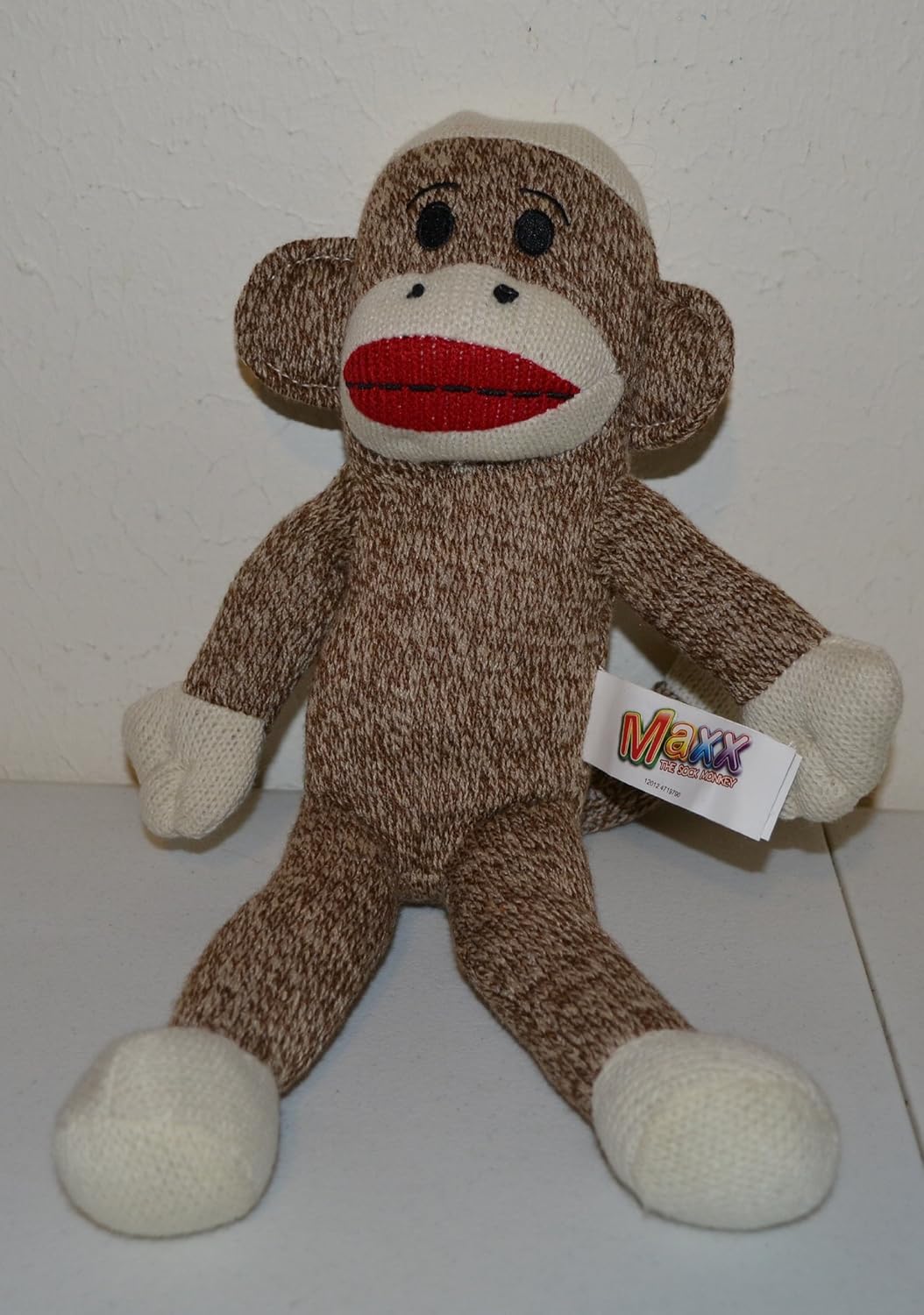 Maxx the Sock Monkey Maxx 14 Sock Monkey Bendable and Poseable Plush ...