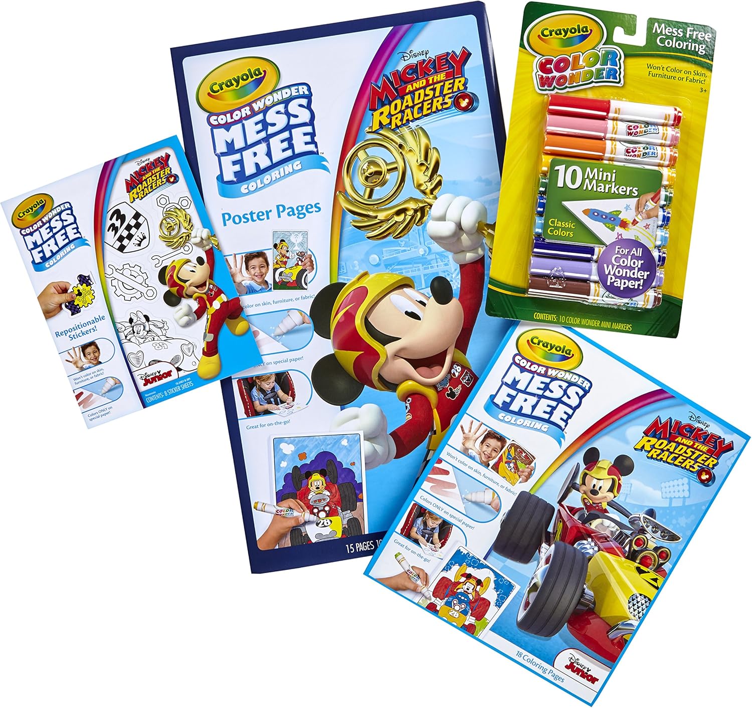 Amazon.com: Crayola Color Wonder Mickey Mouse, Mess Free Coloring, Gift ...