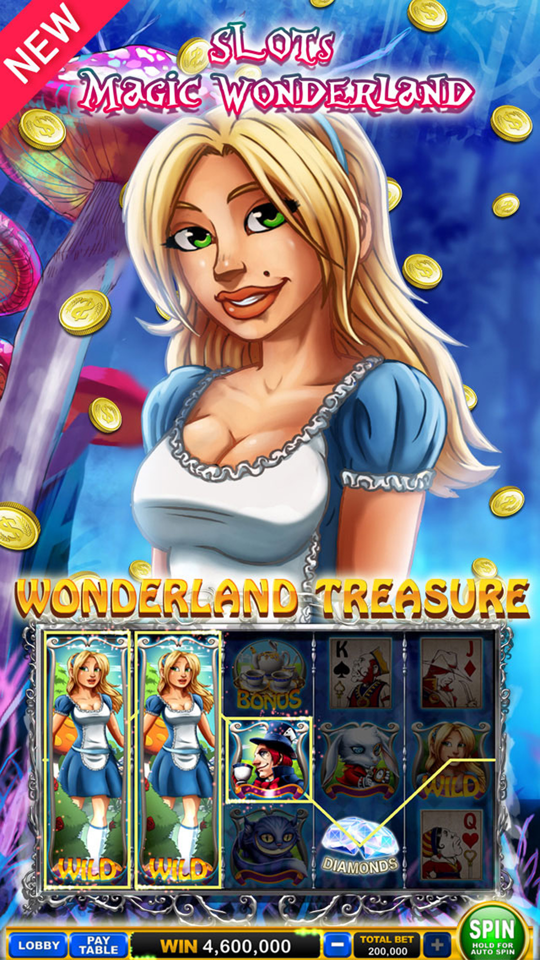 Slots - Magic Wonderland: Authentic Vegas Style Fantasy Themes, Aladdin ...