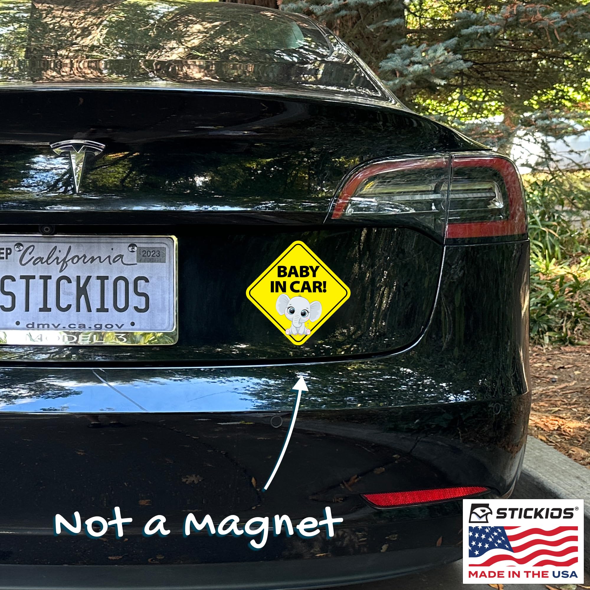 Snapklik.com : Stickios Baby In Car Stickers