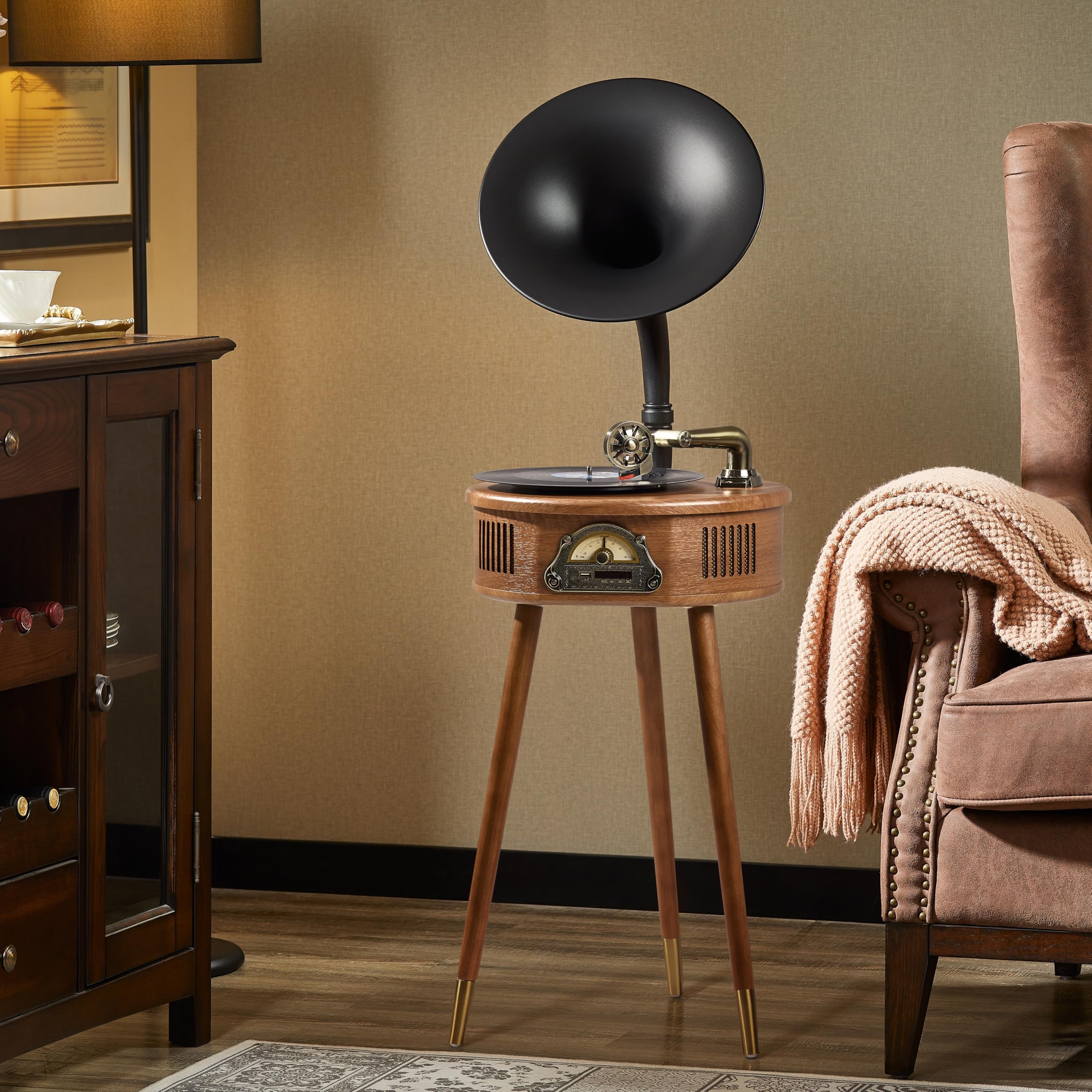 Amazon.com: HZLSBL Gramophone Record Player，Italian Style Gramophone ...