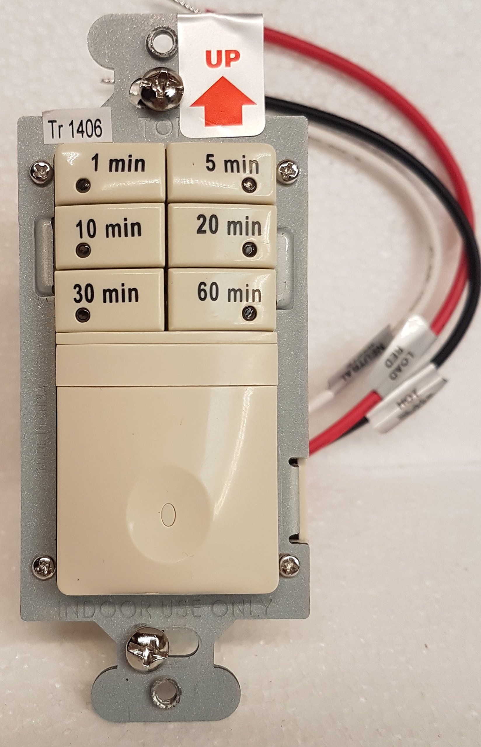 WattStopper RT-50-LA Timer, Preset Countdown 600W, 120V - Light Almond ...