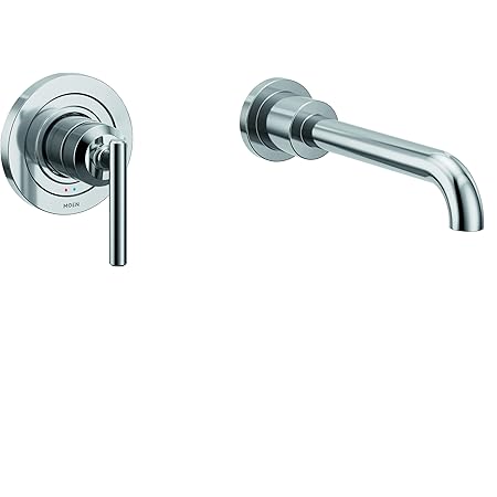 Moen WT961 Gibson Single Handle Wall Mount Filler High Flow Tub Faucet ...