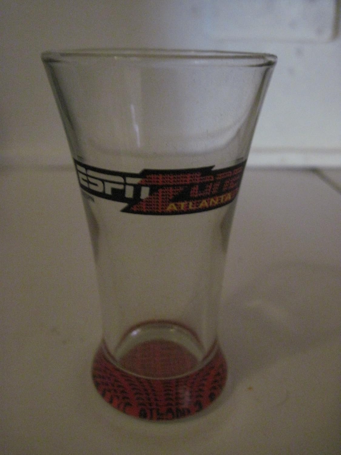 Amazon.com: Disney Espn Zone Atlanta Glass Fluted Shot Glass : Home ...