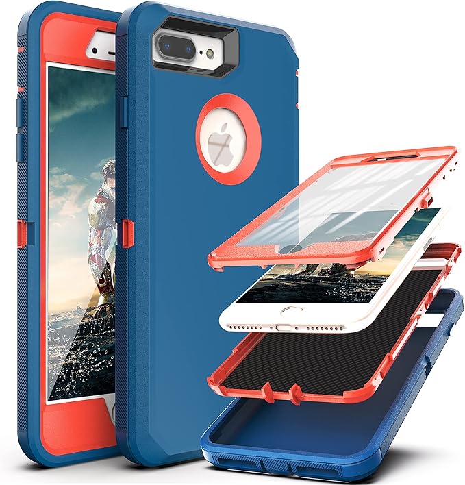 Amazon.com: YmhxcY for iPhone 8 Plus Case, iPhone 7 Plus Case with ...