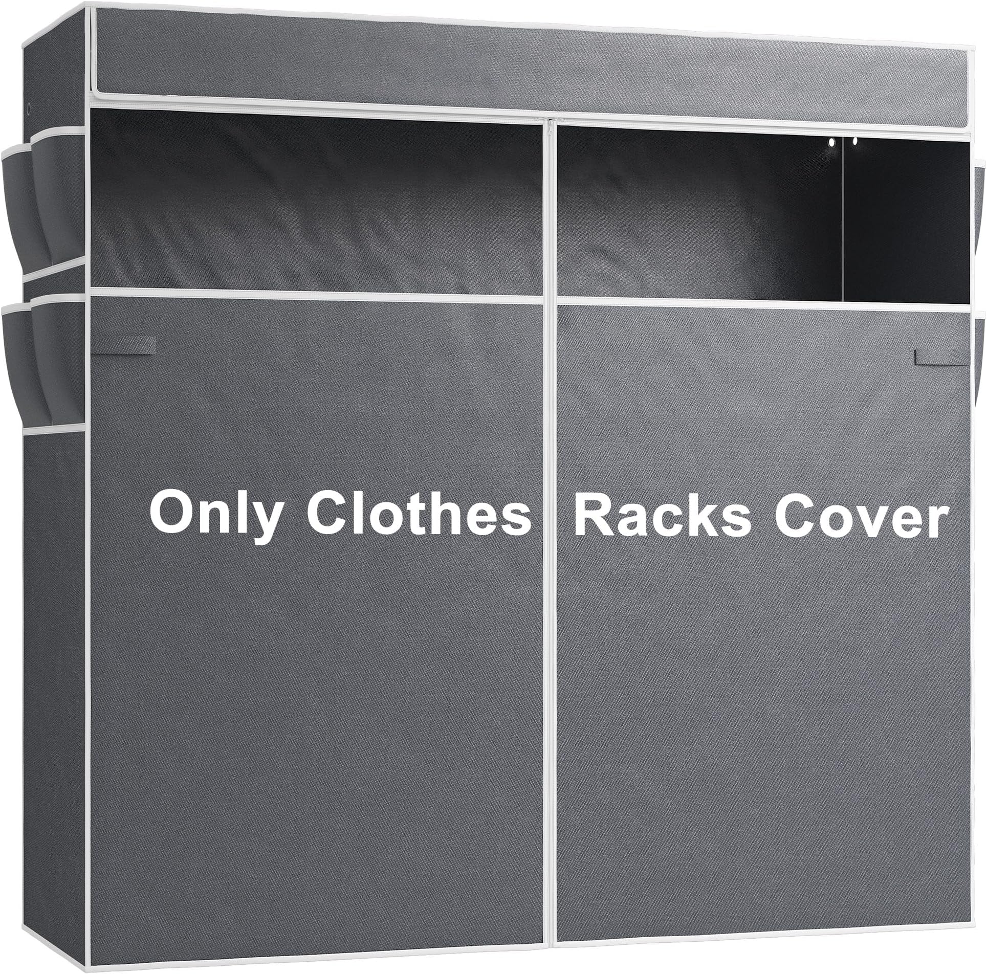 Amazon.com: Garment Rack Cover (Clothes Rack Not Included),59" Clothes ...