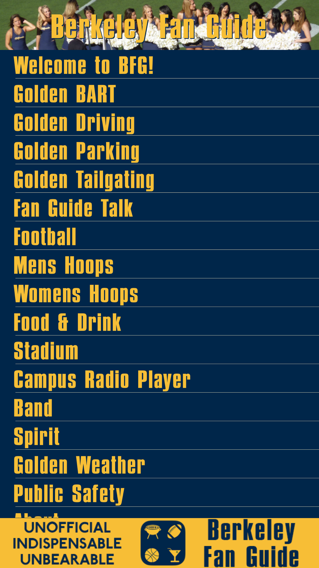 Berkeley Fan Guide - App on Amazon Appstore