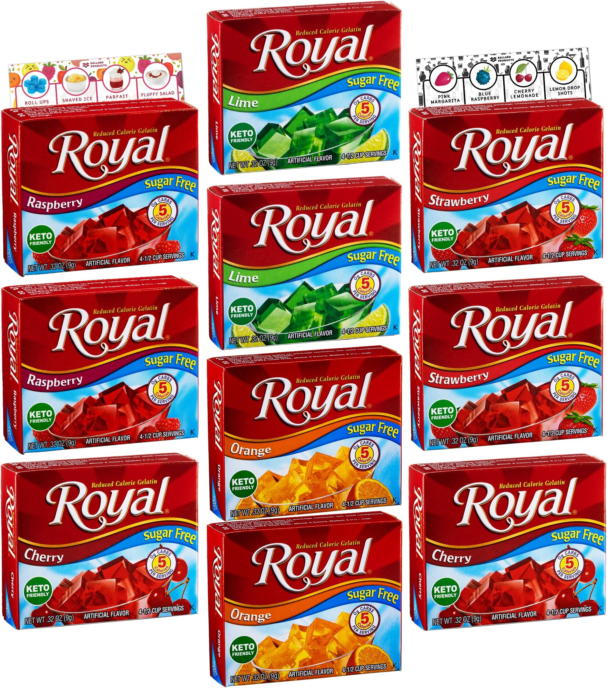 Amazon.com : Jell-O Black Cherry Sugar-Free Gelatin Mix (0.3 oz Boxes ...