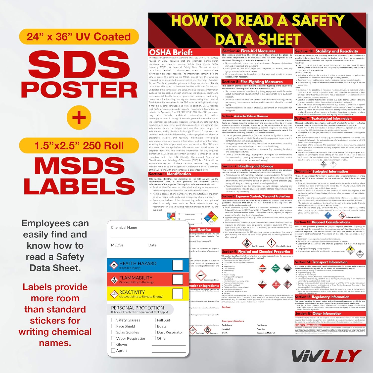 Station murale MSDS - 3 Pouce 3 Liant de fiche de Maroc | Ubuy