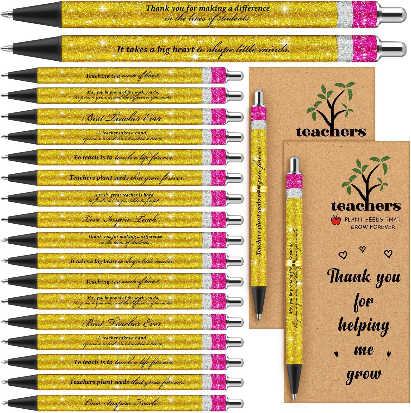 Amazon.com : callie Personalized Glitter Teacher Pen with Name, Custom ...