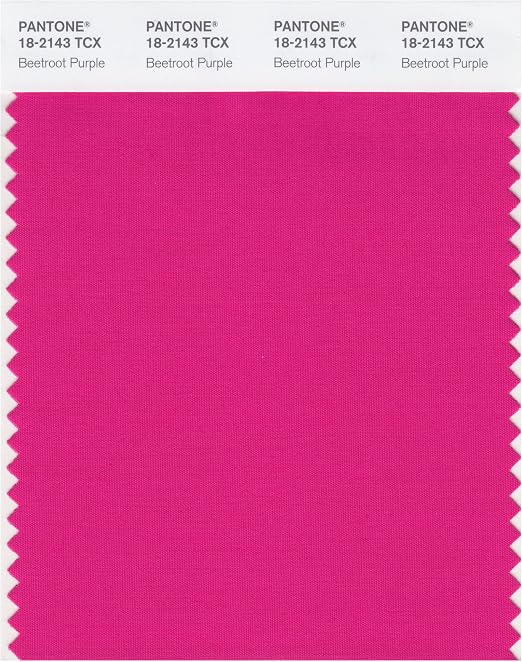 PANTONE Smart 18-2143X Color Swatch Card, Beetroot Purple - House Paint ...