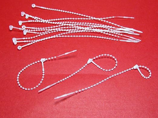 Amazon.com: 5" Snap Lock Pin ADJUSTABLE Security Loop Plastic Tag ...