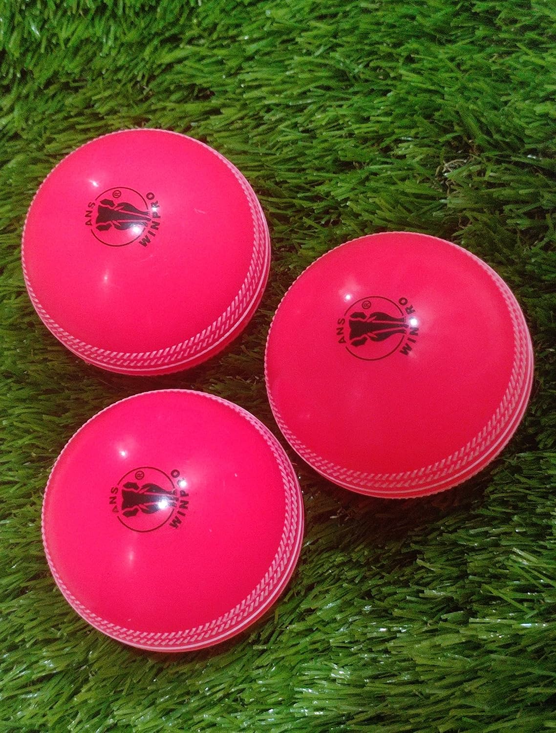 ans Winpro Cricket Wind Ball Pack of 3 Balls Weight 135 Grams Per Ball ...